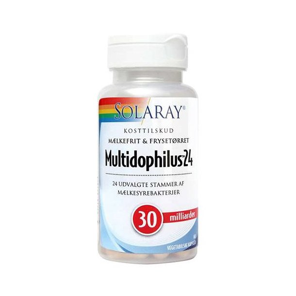 Solaray Multidophilus 24 - 60 kapsler, Super Multidophilus 24 ...