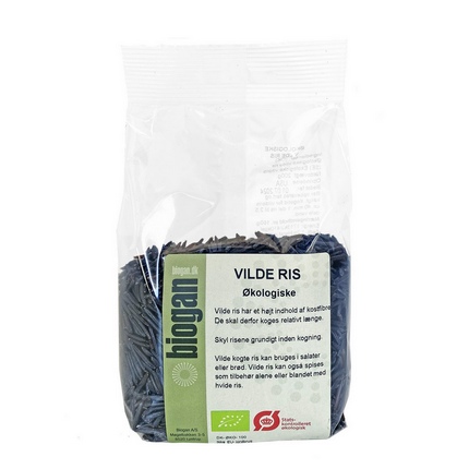 Biogan Vilde Ris - Økologisk - 200 g., Vilde ris, Ris, Biogan