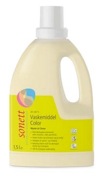 Sonett, økologisk, tøjvask, Color, flydende, tilbud, vask