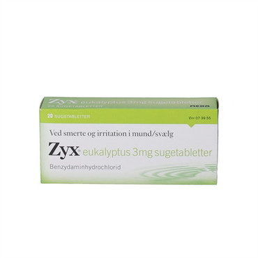 Zyx sugetabletter mint 3 mg - 20 stk.
