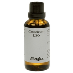 Causticum D6 - 50 ml.- Kalk-Kalium-Svovl præparat.
