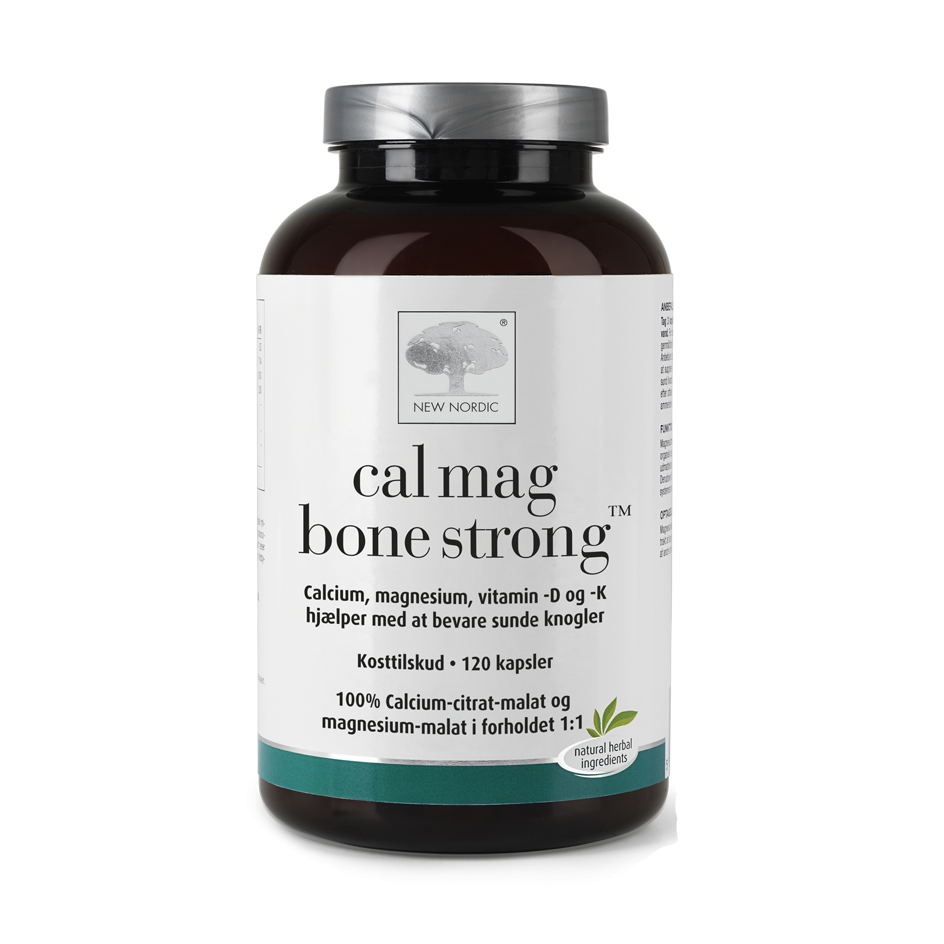 New Nordic Cal Mag bone strong - 120 kapsler | Bone strong
