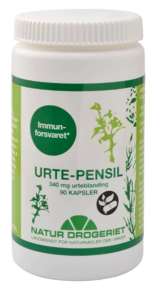 Natur-Drogeriets Urte-Pensil, kapsler, kosttilskud, tilbud
