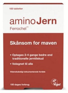 AminoJern | jerntilskud | jern | kosttilskud | 100 stk.