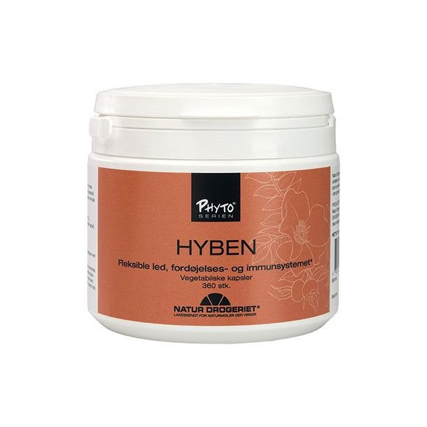 Natur Drogeriet Hyben - 360 kapsler, vedligeholdelse af led bevægelighed