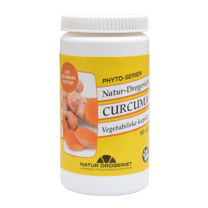 Køb Natur Drogeriets Curcuma kapsler med gurkemeje.