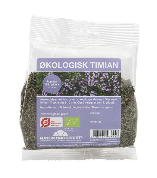 Natur-Drogeriet, Timian, Økologisk, krydderi, tilbud, smag