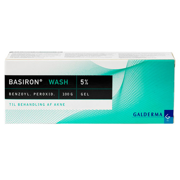 Køb Basiron Wash Gel 5 % online | virker mod akne og bumser