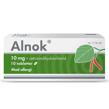 Alnok mod allergi Tabletter 10 mg - 10 stk