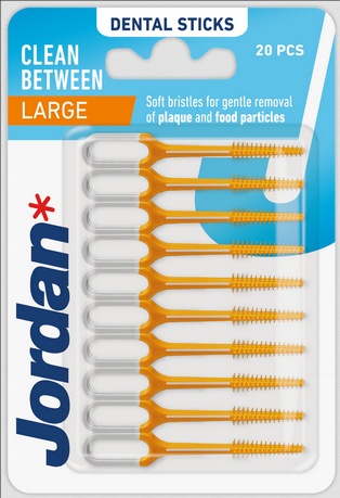 Jordan Clean Between Sticks Large - 20 stk. Tandstikker